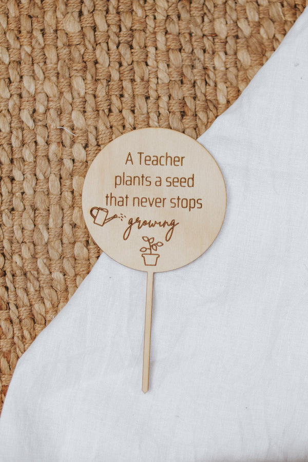 Teacher Plant Topper – Little Keepsakes